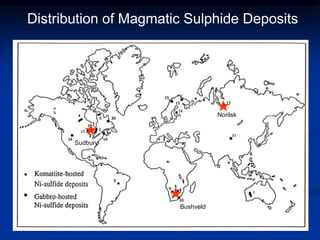 Ore Geology of Magmatic Ni-Cu-PGE deposits | PPT