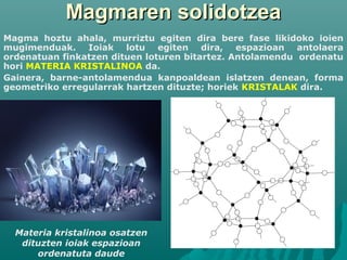 Magmatismoa | PPT