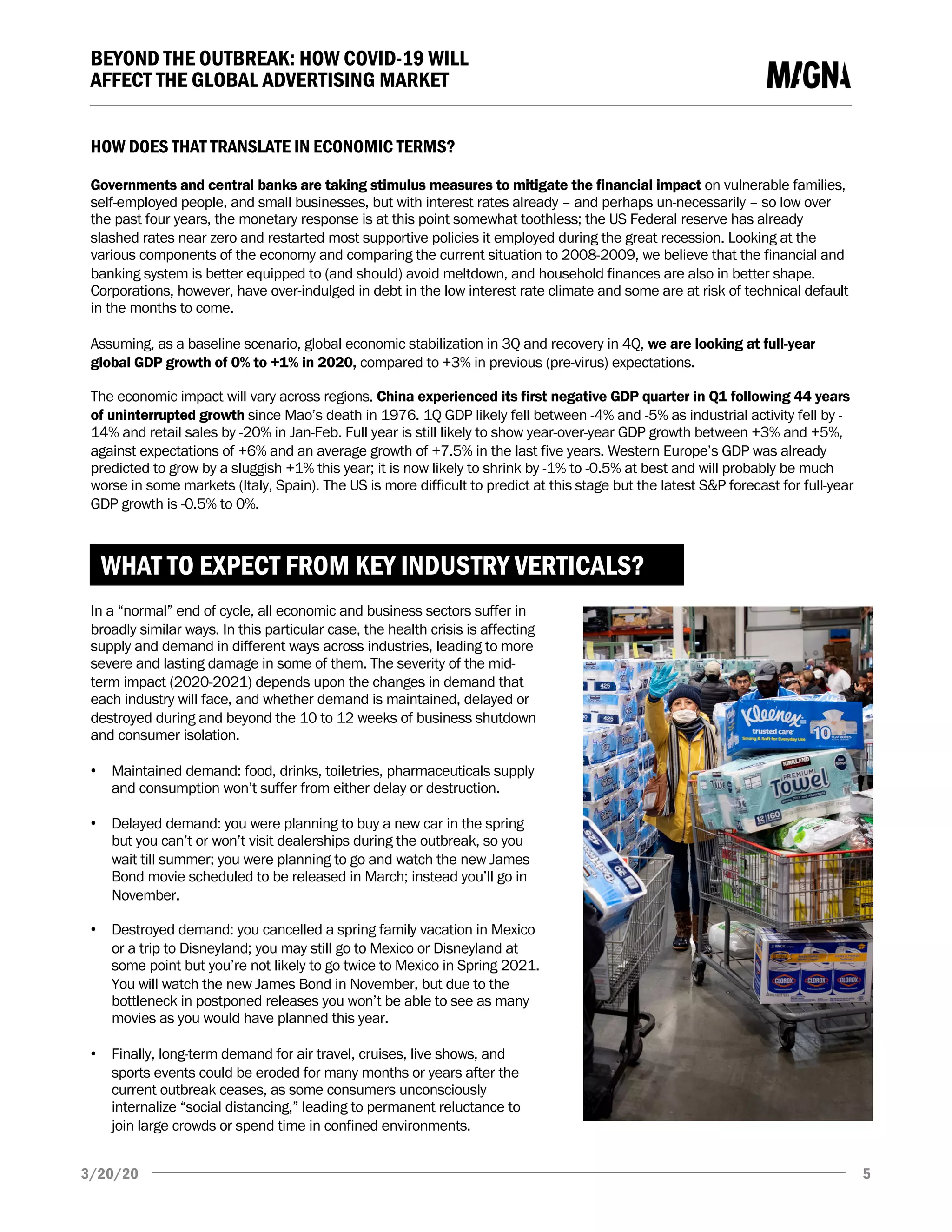 Magna 20 mar - impacts on global advertising - en | PDF