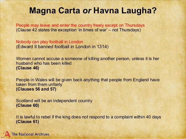 Magna Carta: Lesson 2
