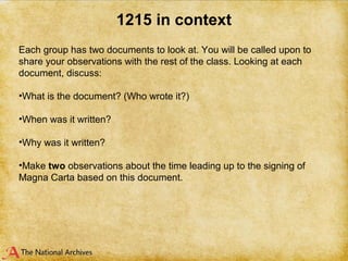 Magna Carta: Lesson 3 | PPT
