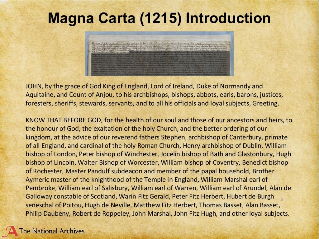 Magna Carta: Lesson 3