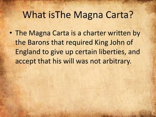 Magna carta | PPTX