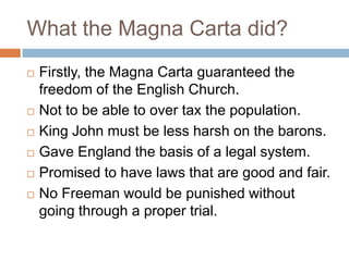 Magna carta 1215 | PPTX
