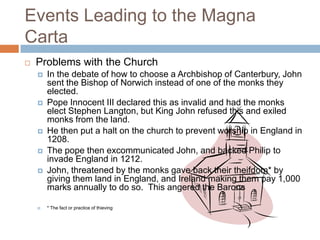 Magna carta 1215 | PPTX