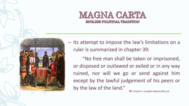 Magna carta (1215) | PPT