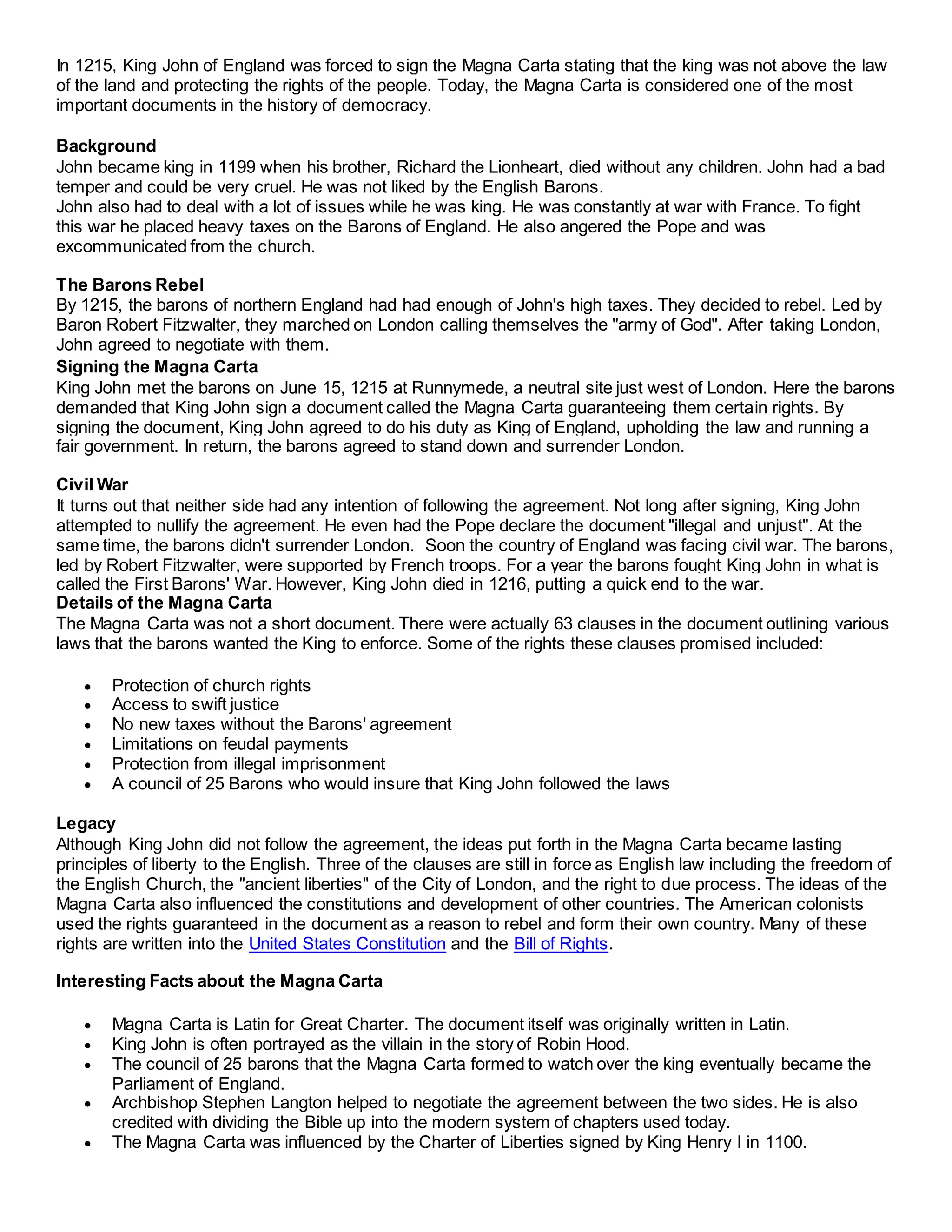 Magna carta ducksters | DOCX