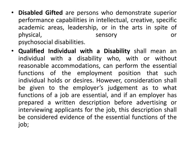 MAGNA CARTA FOR PERSONS WITH DISABILITY (PWD.pptx | Brain and Nervous ...