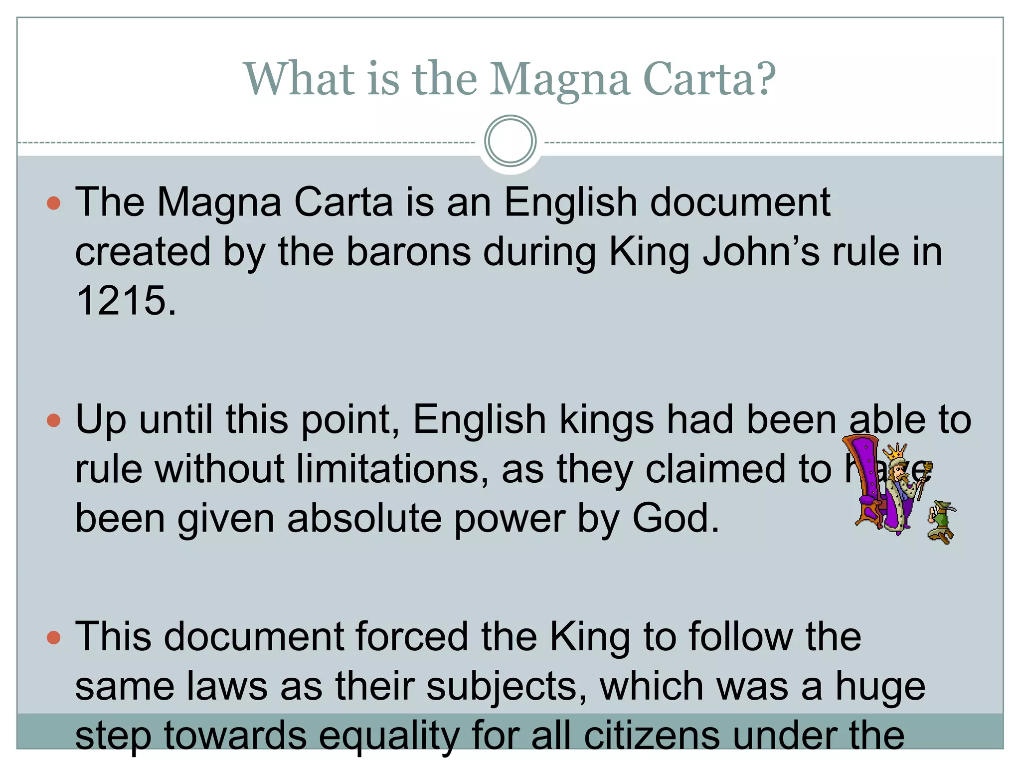 Magna carta ppt | PPTX