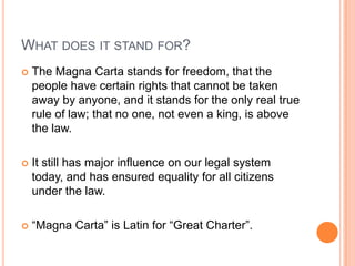 Magna carta ppt | PPTX