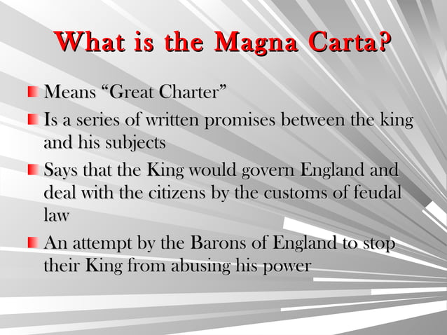 Magna Carta Powerpoint | PPT