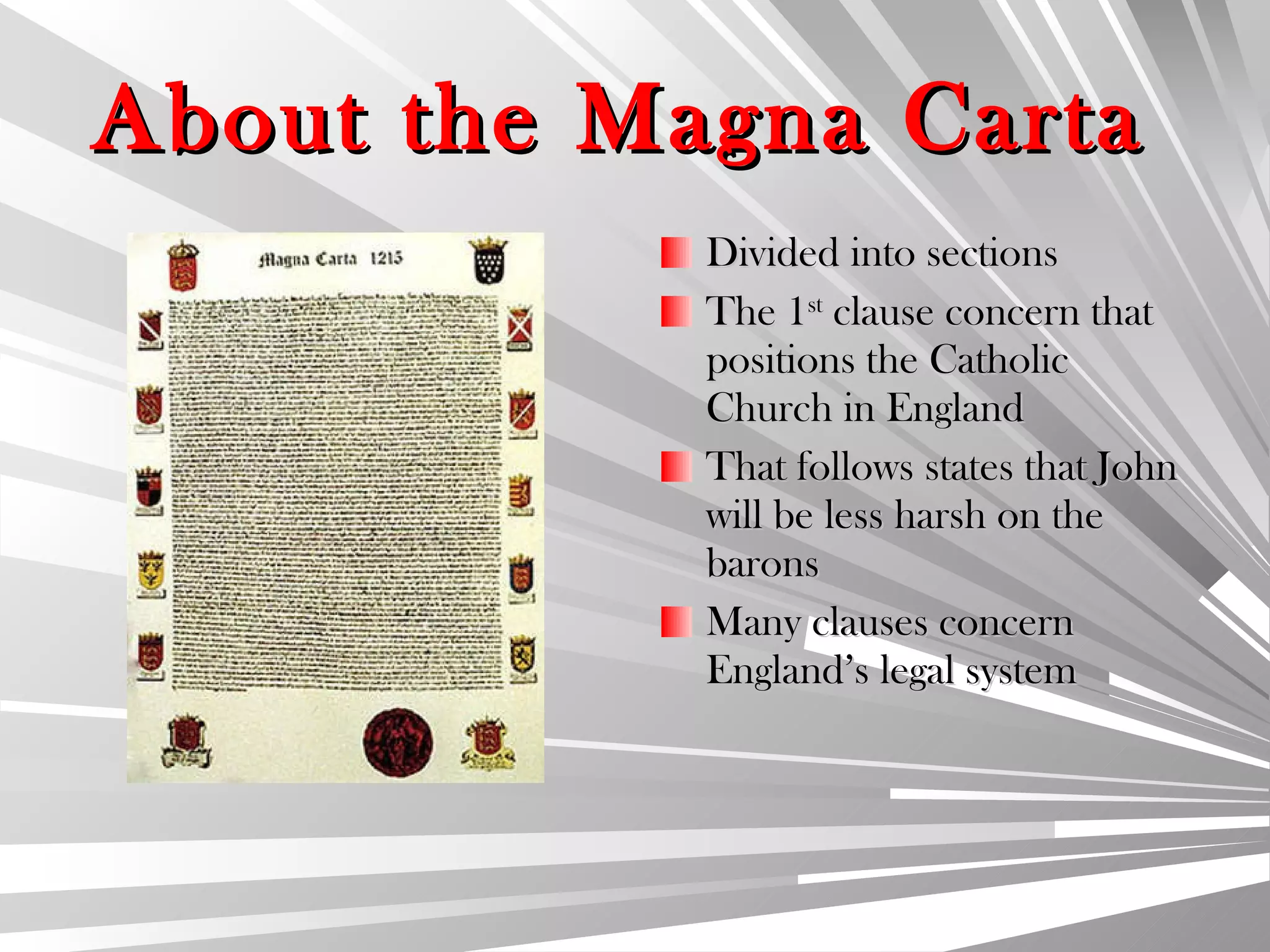 Magna Carta Powerpoint | PPT