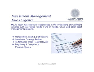 Magna Capital Advisors Brochure | PPT