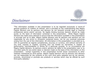 Magna Capital Advisors Brochure | PPT