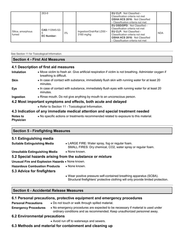 Magnaseal Plus MSP-40 MSDS - Project Sales Corp | PDF | First Aid ...