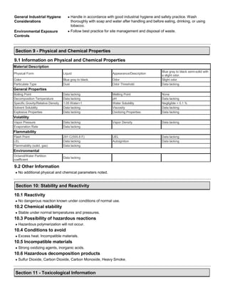 Magnaseal Plus MSP-40 MSDS - Project Sales Corp | PDF