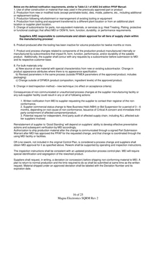 Magna supplier quality_requirements_manual_rev2 | PDF