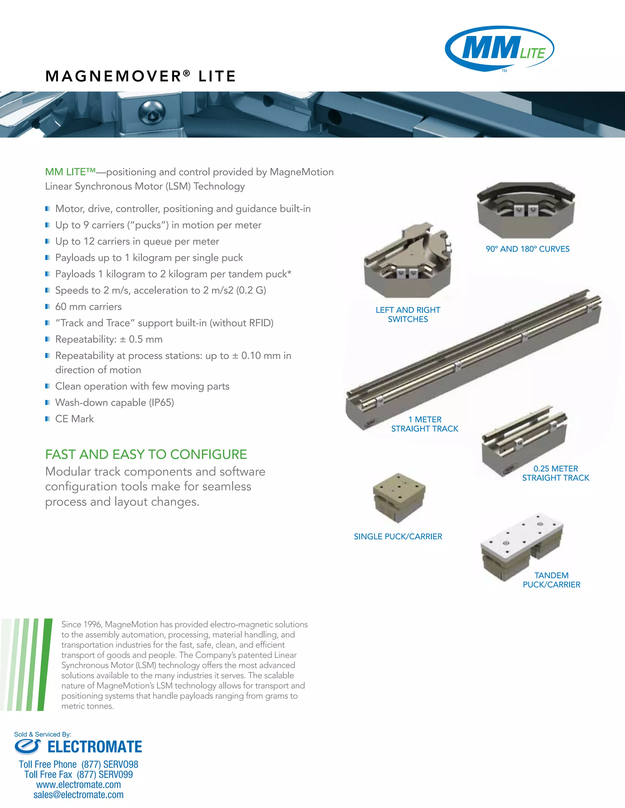 Magne motion magnemover-lite_brochure | PDF