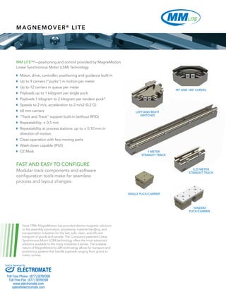 Magne motion magnemover-lite_brochure | PDF