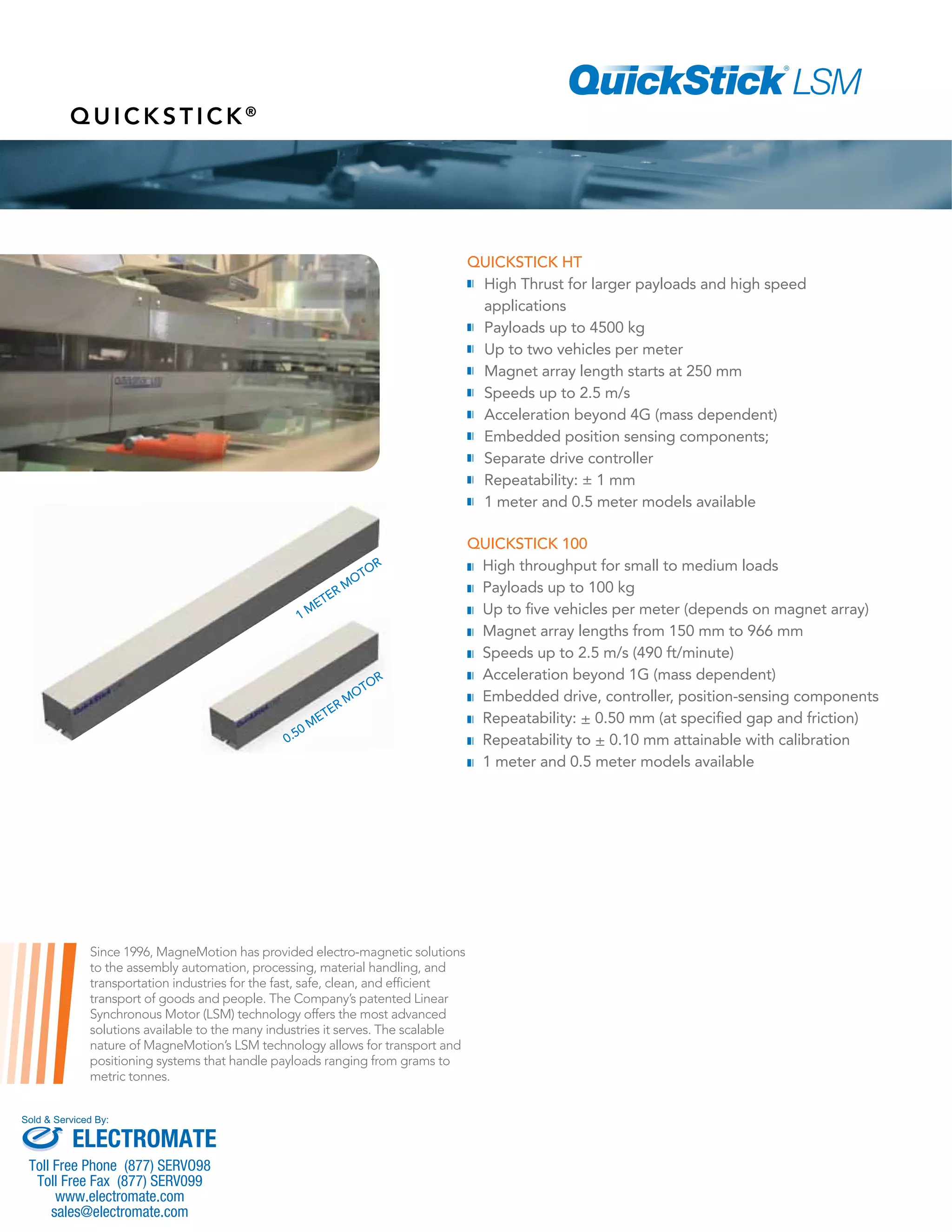 Magne motion quickstick_brochure | PDF