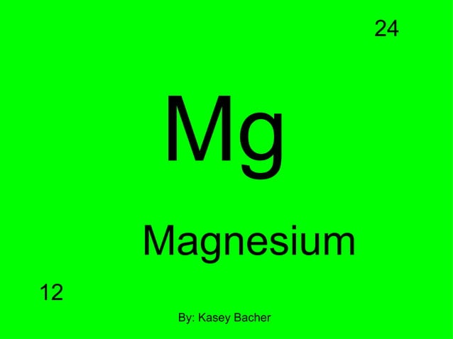 Magnesium | PPT