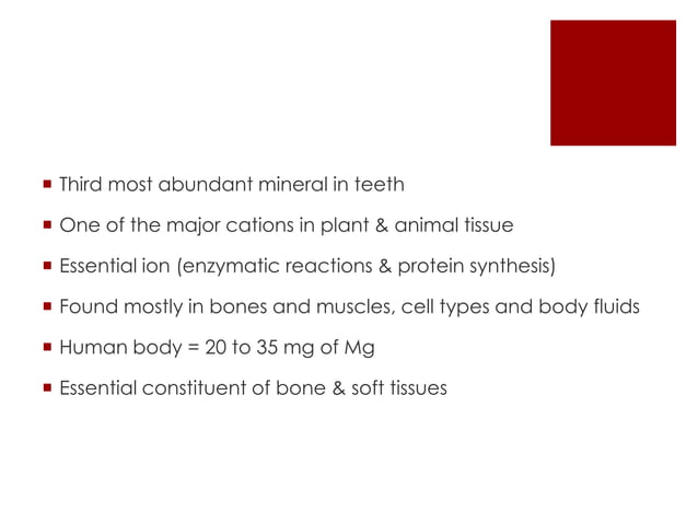 Magnesium | PPTX