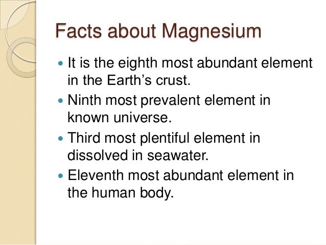 Magnesium