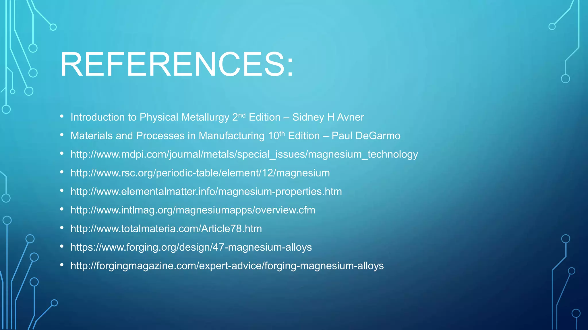 Magnesium and-its-alloys, structures, properties, effects of alloying ...