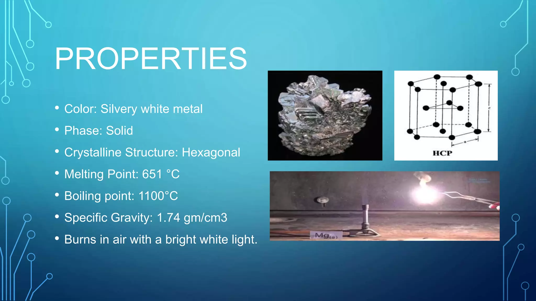 Magnesium and-its-alloys, structures, properties, effects of alloying ...
