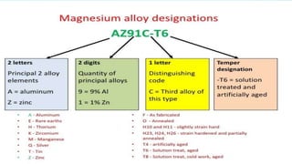 Magnesium and-its-alloys, structures, properties, effects of alloying ...