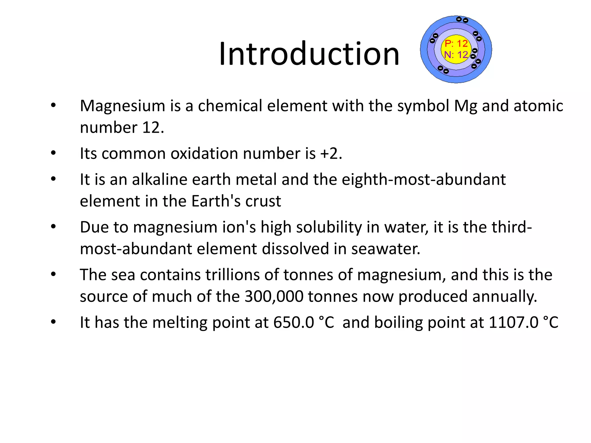 Magnesium - Engineering Material | PPTX