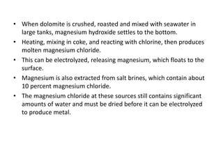 Magnesium - Engineering Material | PPTX