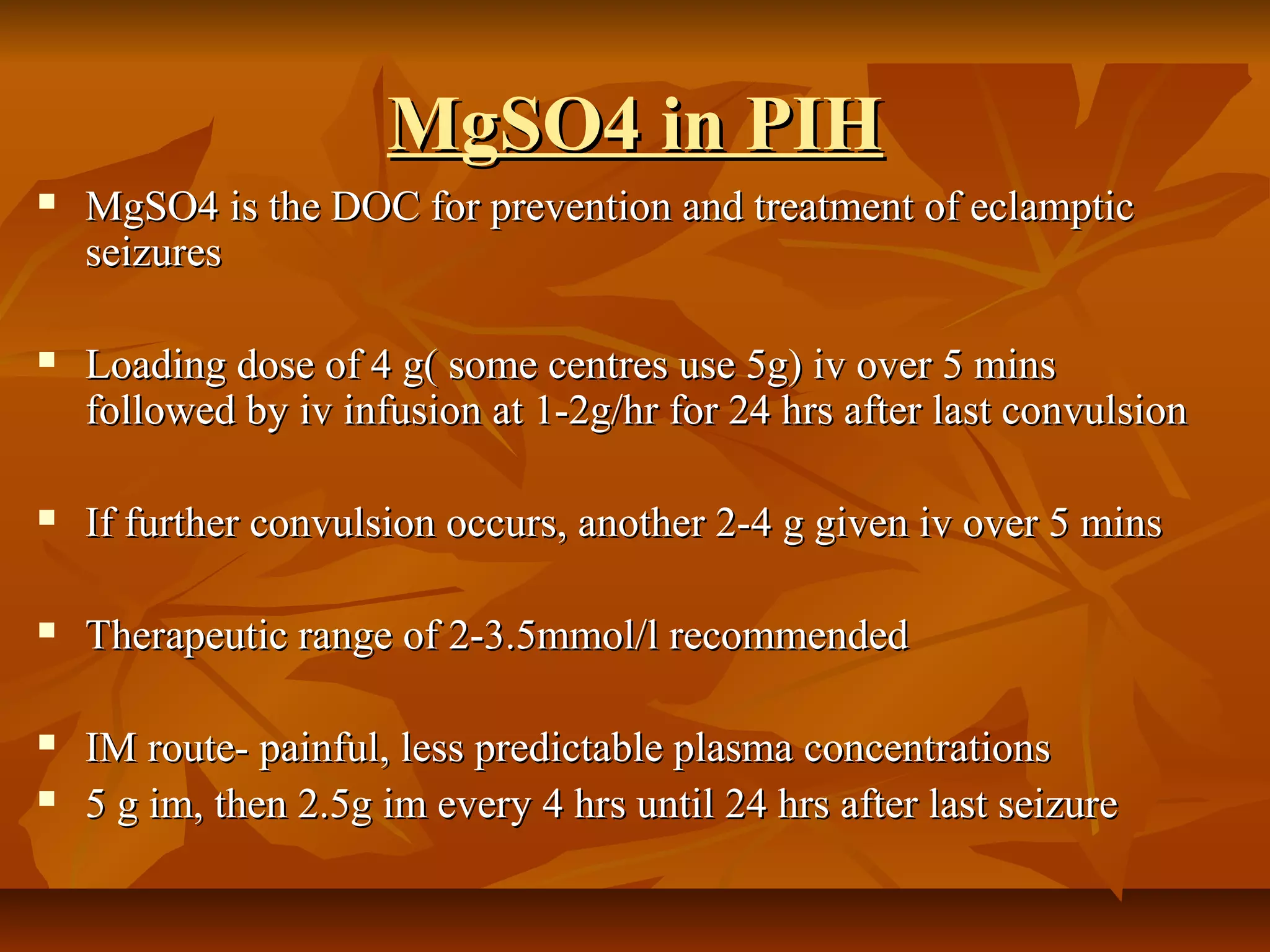 Magnesium and anaesthesia | PPT