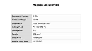 Magnesium bromide | PPTX