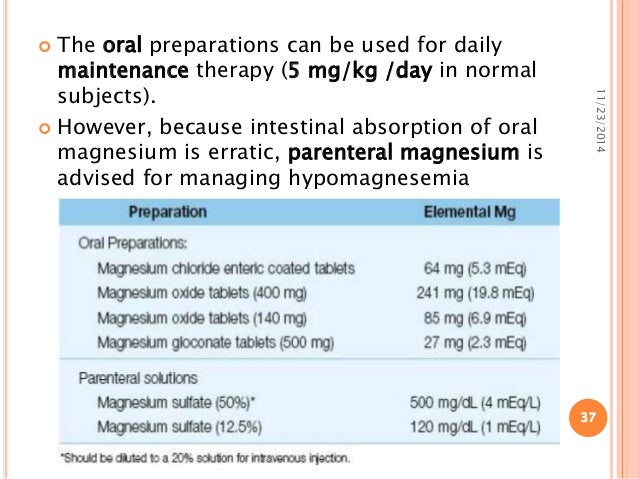 Magnesium disorder in critically ill patients