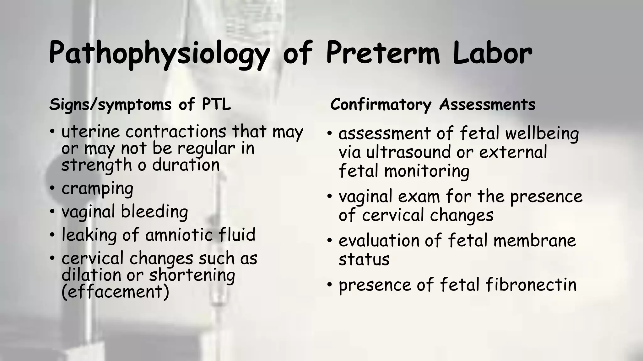 Magnesium sulfate use for preterm labor | PPTX