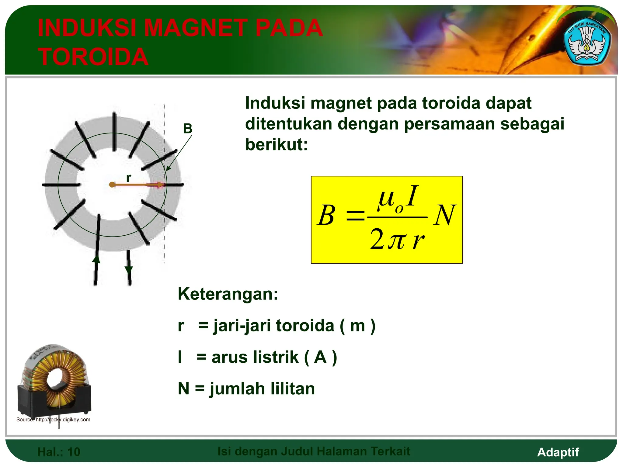 Magnet untuk mempermudah belajar materi fisika | PPT