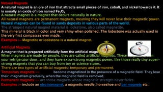 Introduction of MAGNETIC EFFECT OF CURRENT | PPTX