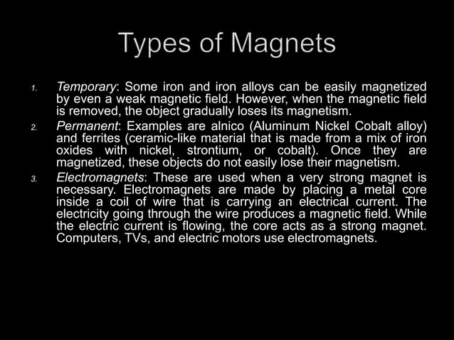 Magnet and magnetism | PPTX