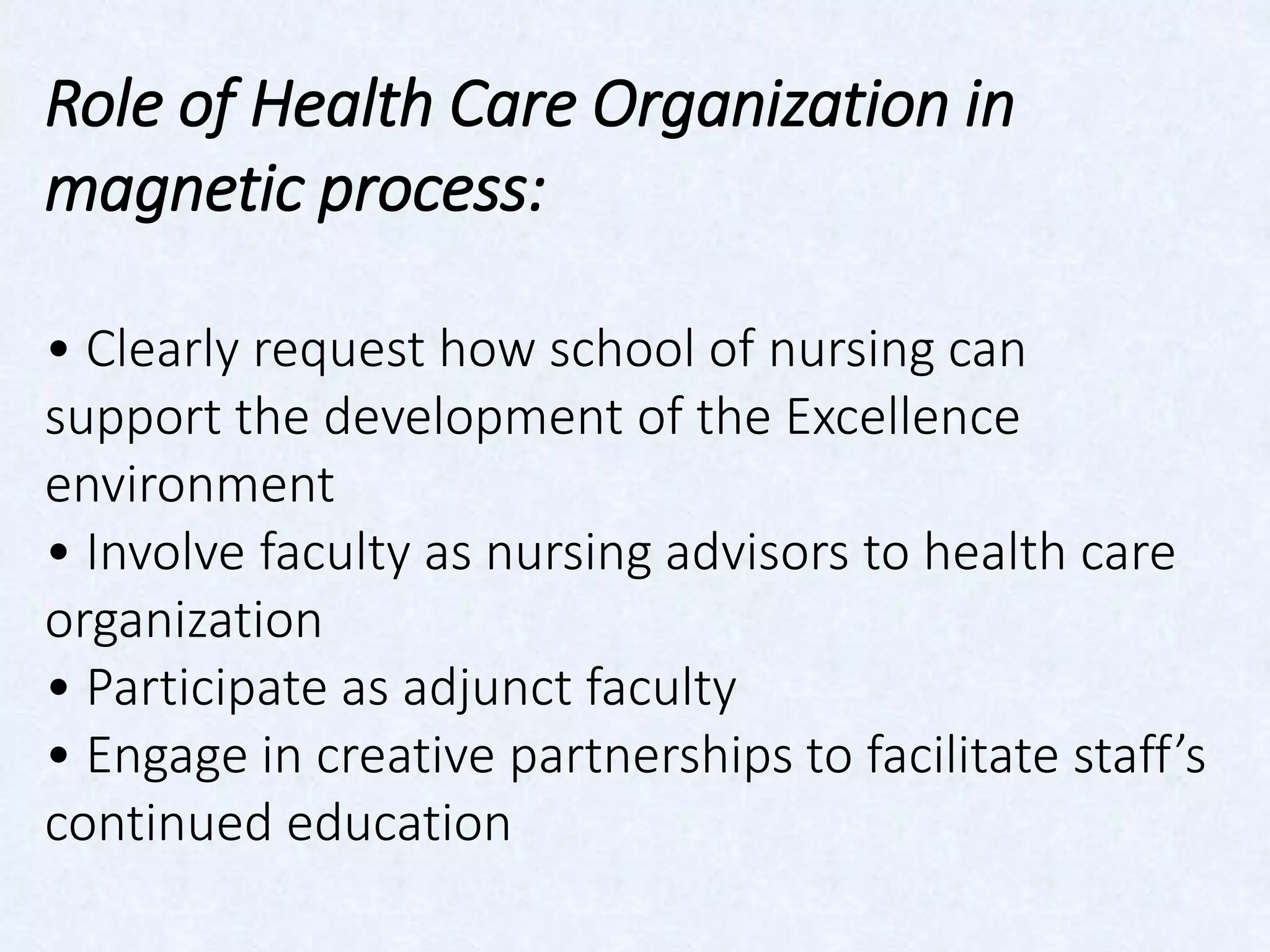 Magnet hospitals | PPTX