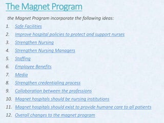 Magnet hospitals | PPTX