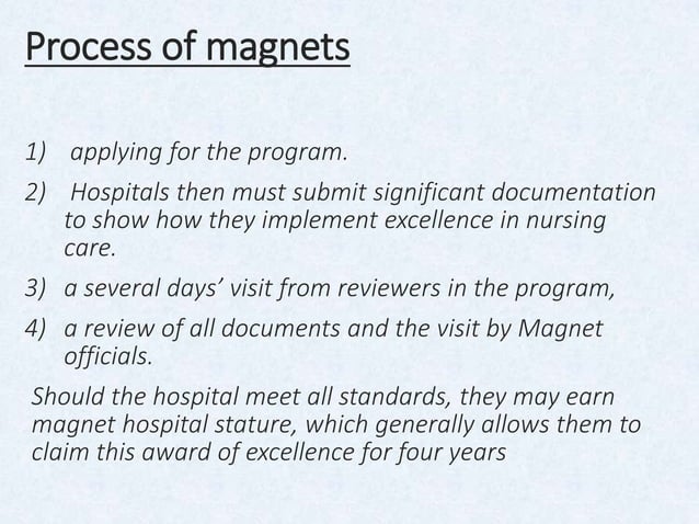 Magnet hospitals | PPTX