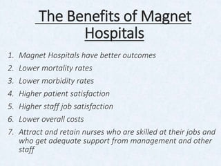 Magnet hospitals | PPTX