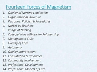 Magnet hospitals | PPTX