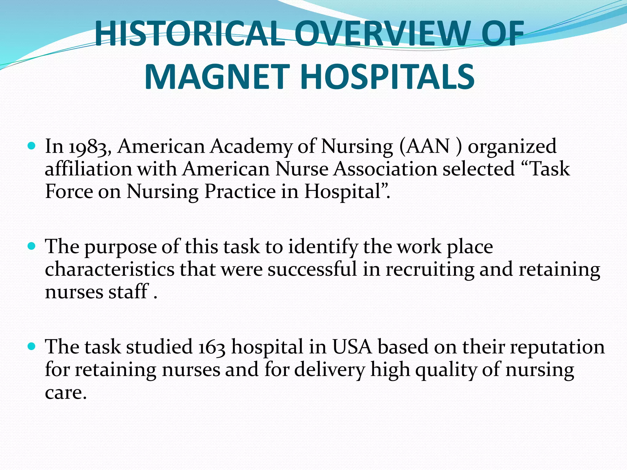 Magnet hospitals | PPTX