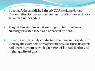 Magnet hospitals | PPTX