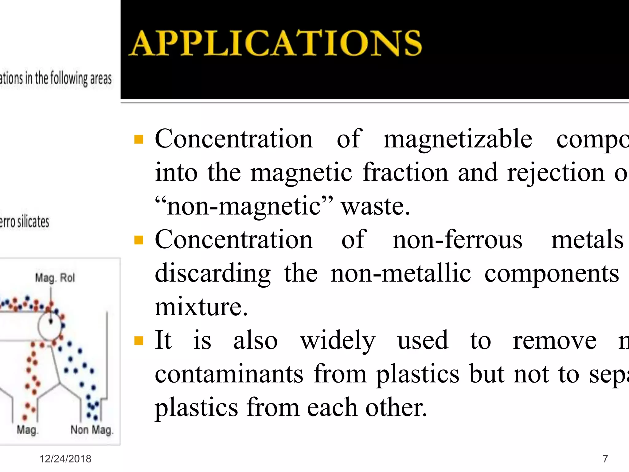Magnetic separation | PPTX
