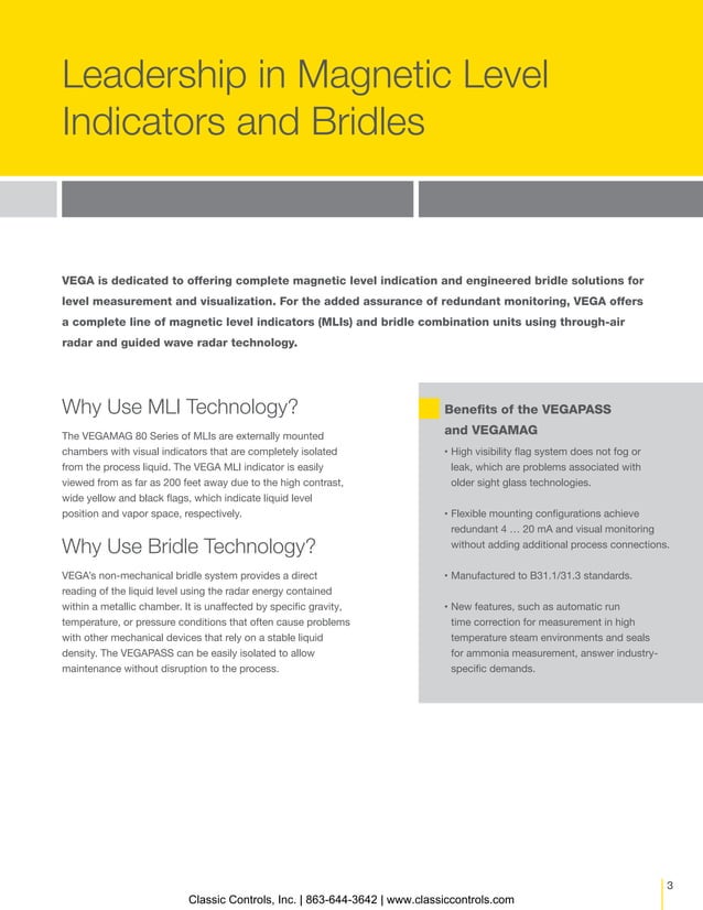 Magnetic Level Indicators (MLIs) and Bridle Combination Units | PDF