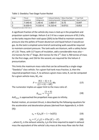 Magnetic sail braking vs two-stage fusion rockets | PDF
