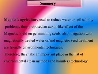 Magnetic agriculture | PPSX